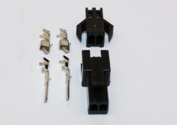 JST/SM-R/P 2 Pin Stecker/Buchse Stecksystem, 5 Paar/Pckg-95.0155-1